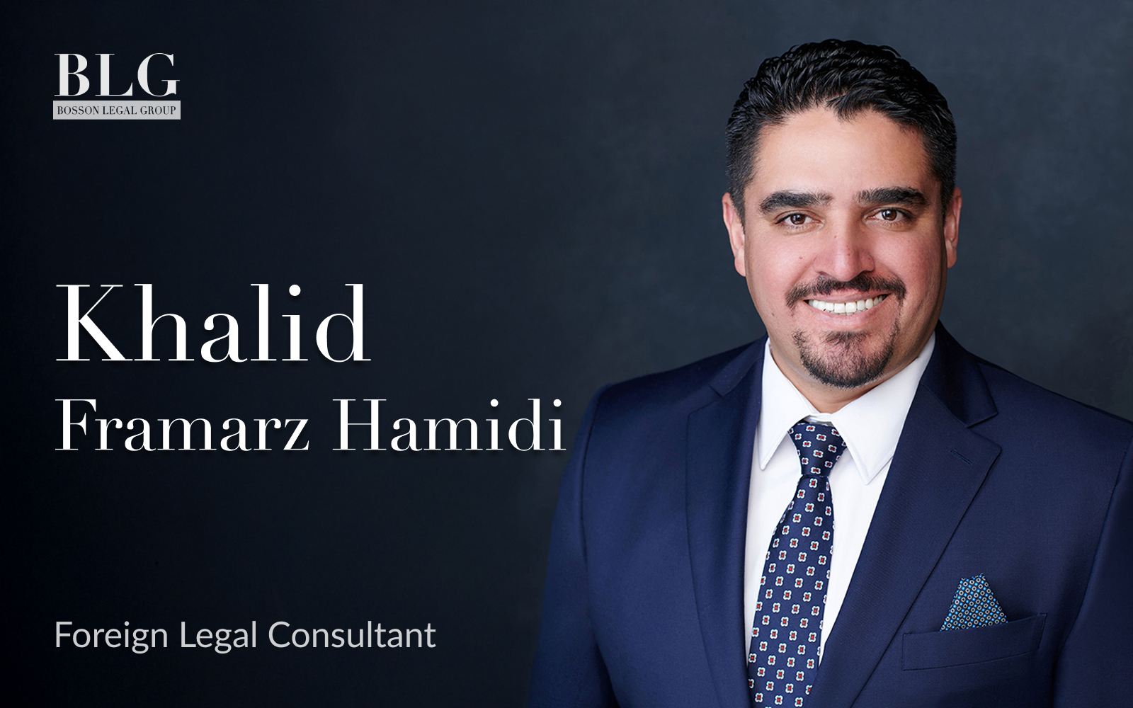 Khalid Framarz Hamidi - Foreign Legal Consultant